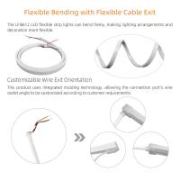 China BRTECH 24V DC 10W Flexible Neon LED Strip Light - IP65 Waterproof, 50,000 Hour Lifespan, 120 LEDs/M for sale