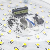 China 15W 100mm LED Ceiling Fan Light Retrofit Kit with 1500LM Output and Triac Dimming for 120V Systems for sale