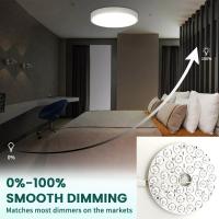 China High Lumen 230V 15W 110MM 36V  3CCT Spare Part Ceiling Fan PCB Board Driver Less LED Modules Dimming And Color Adjustment for sale