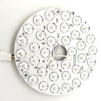 China High Lumen 230V 15W 110MM 36V  3CCT Spare Part Ceiling Fan PCB Board Driver Less LED Modules Dimming And Color Adjustment for sale