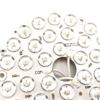 China High Lumen 230V 15W 110MM 36V  3CCT Spare Part Ceiling Fan PCB Board Driver Less LED Modules Dimming And Color Adjustment for sale