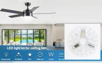 China ERP Rosh LED Modules 5CCT 12W/18W/24W DIP Switch Ceiling Light Fan With Witch Power Replaces LED Module for sale