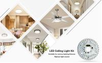 China 5CCT 18W/24W LED Ceiling Fan Light Retrofit Kit with 160° Viewing Angle and 30,000 Hour Lifespan for sale