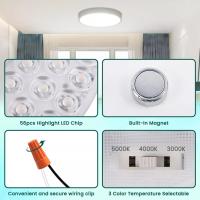 China 5CCT 18W/24W LED Ceiling Fan Light Retrofit Kit with 160° Viewing Angle and 30,000 Hour Lifespan for sale