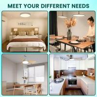 China 5CCT 18W/24W LED Ceiling Fan Light Retrofit Kit with 160° Viewing Angle and 30,000 Hour Lifespan for sale