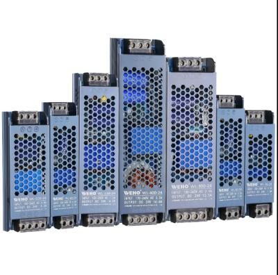 China WEHO WL Series CE LED Power Supply 45W 60W 100W Constant Voltage 12V 24V AC-DC Transformer for sale