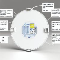 China ERP ETL Certified 24W Round LED Panel Light with 3000K-6000K Adjustable CCT and 3000 Lumen Output for sale