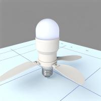 China LED Ceiling Fan Light Replacement with INGAN Chip, 1200 Lumens, 3000K for sale