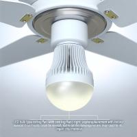 China LED Ceiling Fan Light Replacement with INGAN Chip, 1200 Lumens, 3000K for sale