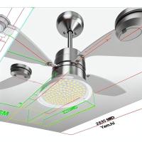 China 2835SMD LED Ceiling Fan Light Replacement - Aluminum PCB, 3000K Warm White for sale