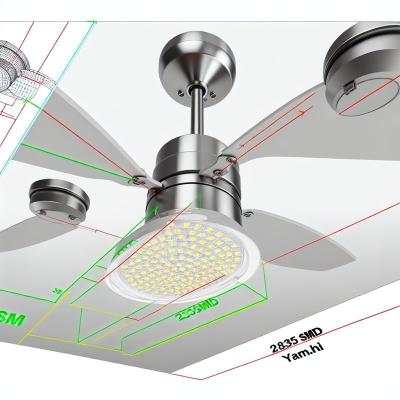 China 2835SMD LED Ceiling Fan Light Replacement - Aluminum PCB, 3000K Warm White for sale