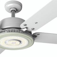 China Aluminum PCB LED Ceiling Fan Light Replacement - 135mm Dia, 3000K Warm White for sale