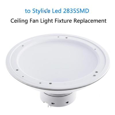 China Upgrade to Stylish Led 2835SMD Ceiling Fan Light Fixture Replacement with Energy Star Certification for sale