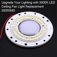 China Upgrade Your Lighting with 3000K LED Ceiling Fan Light Replacement 2835SMD for sale