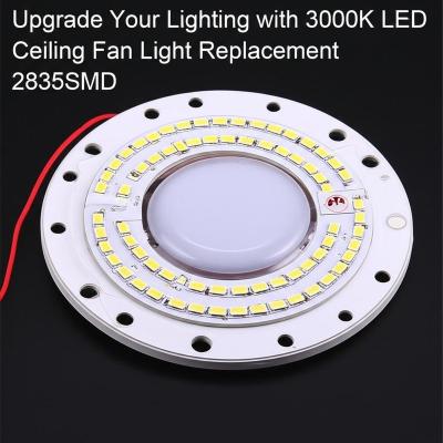 China Upgrade Your Lighting with 3000K LED Ceiling Fan Light Replacement 2835SMD for sale