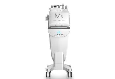 China M6 6 In 1 Hydrodermabrasion Aqua Facial Peel Skin Care Machine With High Frequency Plasma Needle Free Mesogun for sale