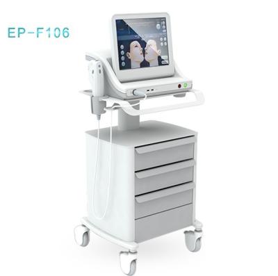 China Vertical HIFU Face Lift Skin Tighten SMAS Lifting With 3 Cartridges 5,000 Shoots for sale