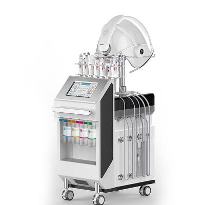 China 11 in 1 HydraFacial H2O2 With Oxygen Jet Peel Skin Care Cleansing Ance Removal Skin Rejuvenation Multifunctional Machine for sale