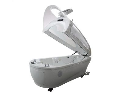 China Multifunctional  Infrared Dry Wet Steam Sauna Spa Capsule Bubble Bath for sale