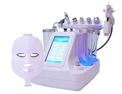China 8 In 1 Hydrafacial Machine With LED Mask No Needles Mesogun Hydra Facial Machine for sale