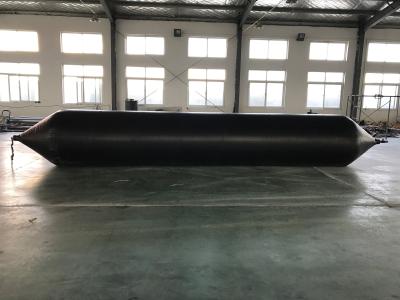 China Black Ship Launching Airbags With Good Air Tightness And High Durability for sale
