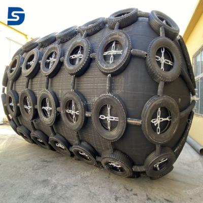 China 2 Years Warrenty Ship Rubber Fender Featuring Hot Galvanized Chain Shackle and Low Maintenance Ideal for Docking Safety for sale