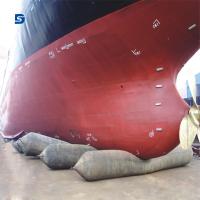 China Explosion Proof Docking Lifting Marine Rubber Ship Launching Airbags for sale