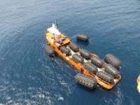 China Inflatable Yokohama Tyre Net Marine Rubber Boat Fender for sale