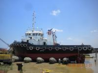 China Shipping Rubber Inflate Boat Barge Launching Airbags Docking Lifting for sale