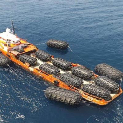 China Docking Boat Protection Pneumatic Yokohama Rubber Fender 50kpa for sale