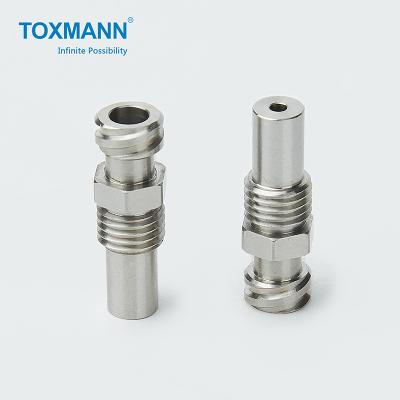 China SUS304 CNC Precision Turned Parts for Connector Industry - 4-Axis Machining with DIN/JIS/AISI Standards for sale
