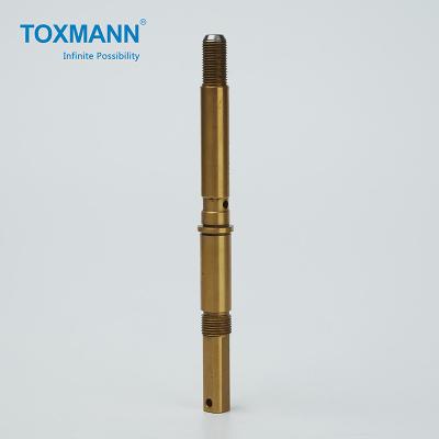 China Copper CNC Turned Shafts with 0.01mm Tolerance for Automation and Electronics Applications for sale
