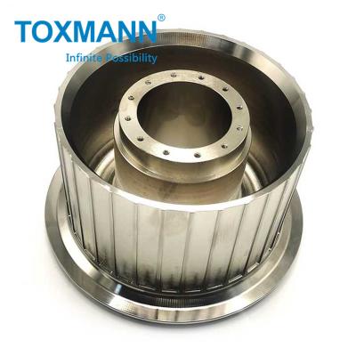 China Precision CNC Machining Stainless Steel S136 Code Plate Base Custom CNC Lathe Parts ±0.01mm Tolerance for sale