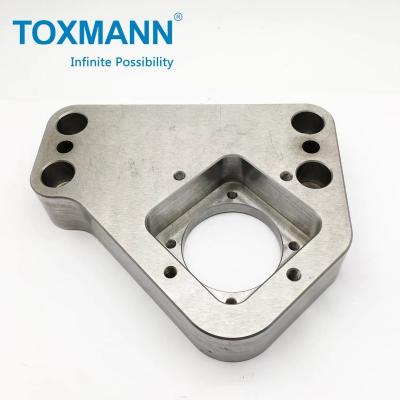 China Custom CNC Machining Milling Parts Steel 45 Metal Oxidation Textured Nickel Treatment CNC Milling Part for sale