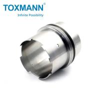 China Custom CNC Machined Metal Parts Stainless Steel Cylinder Housing IP65 M6 Thread for sale