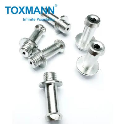 China Custom CNC Machined Metal Parts M6 Thread 15mm Max Diameter Precision Milling Turning for sale