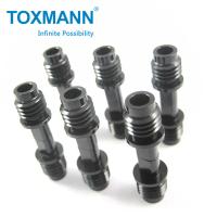China OEM Custom CNC Machined Metal Foot Pegs for Dirt Bike Motorcycles Racing 15mm Diameter M6 Thread for sale