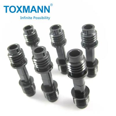 China OEM Custom CNC Machined Metal Foot Pegs for Dirt Bike Motorcycles Racing 15mm Diameter M6 Thread for sale