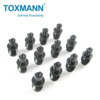China OEM Custom CNC Machined Metal Foot Pegs for Dirt Bike Motorcycles Racing 15mm Diameter M6 Thread for sale