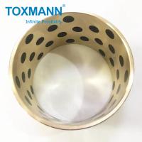 China Custom Precision CNC Machining Metal Part Graphite Filled Copper Brass Bushing 15mm Max Diameter for sale