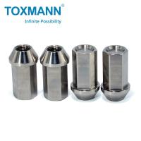 China CNC Precision Turned Parts M12 M14 Titanium Car Wheel Bolts Lug Nuts ±0.01mm Coaxiality for sale