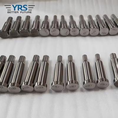 China Tungsten Carbide Tin Coating Hole Punch and Die Straight Punches Ejector Press Punch Pins for sale