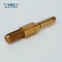 China Bronze CNC Precision Turned Shaft Components with 0.1mm Tolerance for Automation and Electronics Applications for sale