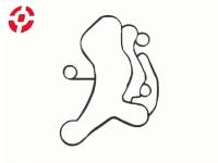 China OE LR022903 Oil Cooler Gasket Seal Rocker Cover Pad Gasket for Land Rover Engine for sale