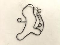 China OE LR022903 Oil Cooler Gasket Seal Rocker Cover Pad Gasket for Land Rover Engine for sale