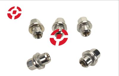 China OE RRD500510 Wheel Lug Nut M14x1.5 Thread Silver for Land Rover Range Rover for sale