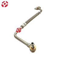 China Turbocharger Oil Feed Drain Pipe LR075622 LR091576 for Land Rover 250C High Temp Resistant for sale
