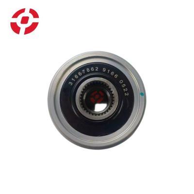 China Alternator Clutch Pulley Overrunning Decoupler OE 30667682 for VO LVO Freewheel One Way Clutch for sale