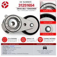 China High Quality AC Compressor Drive Belt Tensioner 31251654 for C30 C70 S40 V50 Air Conditioning Replacement Parts for sale