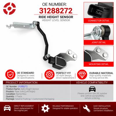 China High Quality Front Right Headlight Level Sensor 31288272 for  S60 S80 V60 V70 XC60 XC70 Automatic Headlamp Levelling Parts for sale